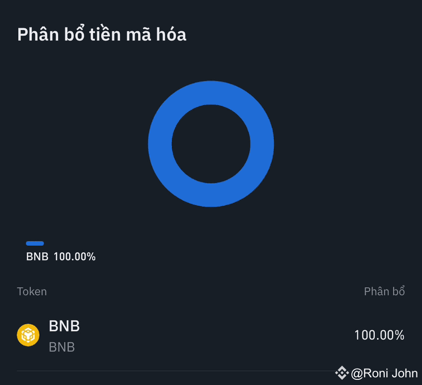 Same as CZ - 100% $BNB | Roni John on Binance Square