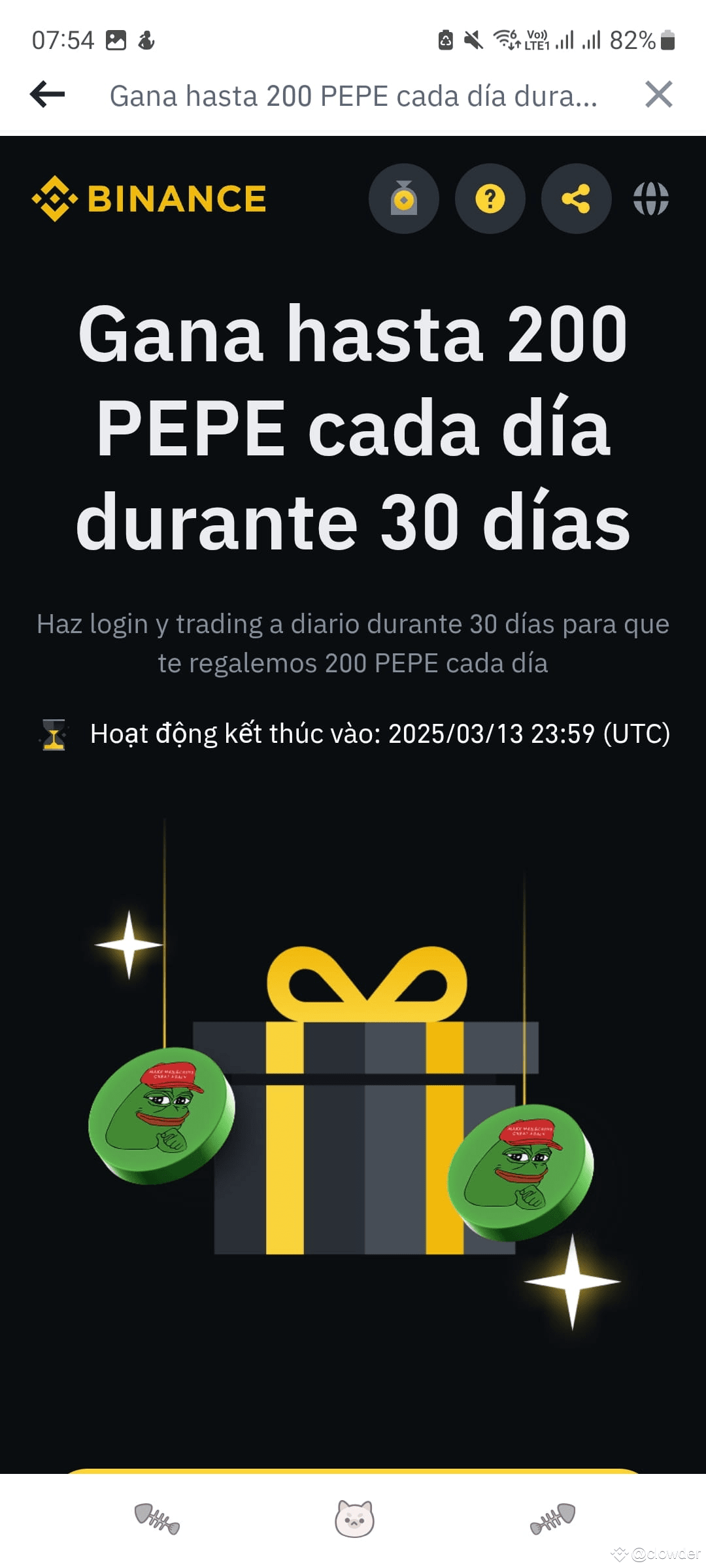 >>RECEIVE 200 PEPE EVERY DAY SUPER EASY