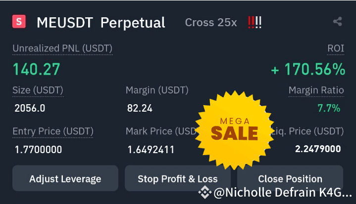 ME/USDT 2 TARGET ACHIEVED PROFIT +170% my profit | Square-Creator ...