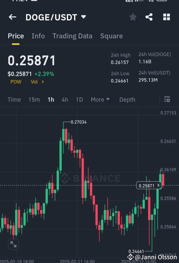 🚀 DOGE/USDT – Gearing Up for a Move? 🚀 🐕 DOGE is up 2.39 | Janni Olsson on Binance Square
