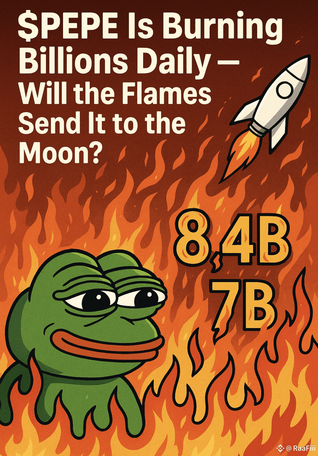 🔥🐸 $PEPE IS BURNING BILLIONS DAILY – WILL THE FLAMES SEND | RaaFiii on ...