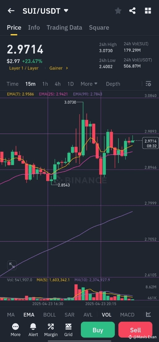 $SUI – Bullish Breakout Alert Following Short Liquidation | Mavis Evan ...