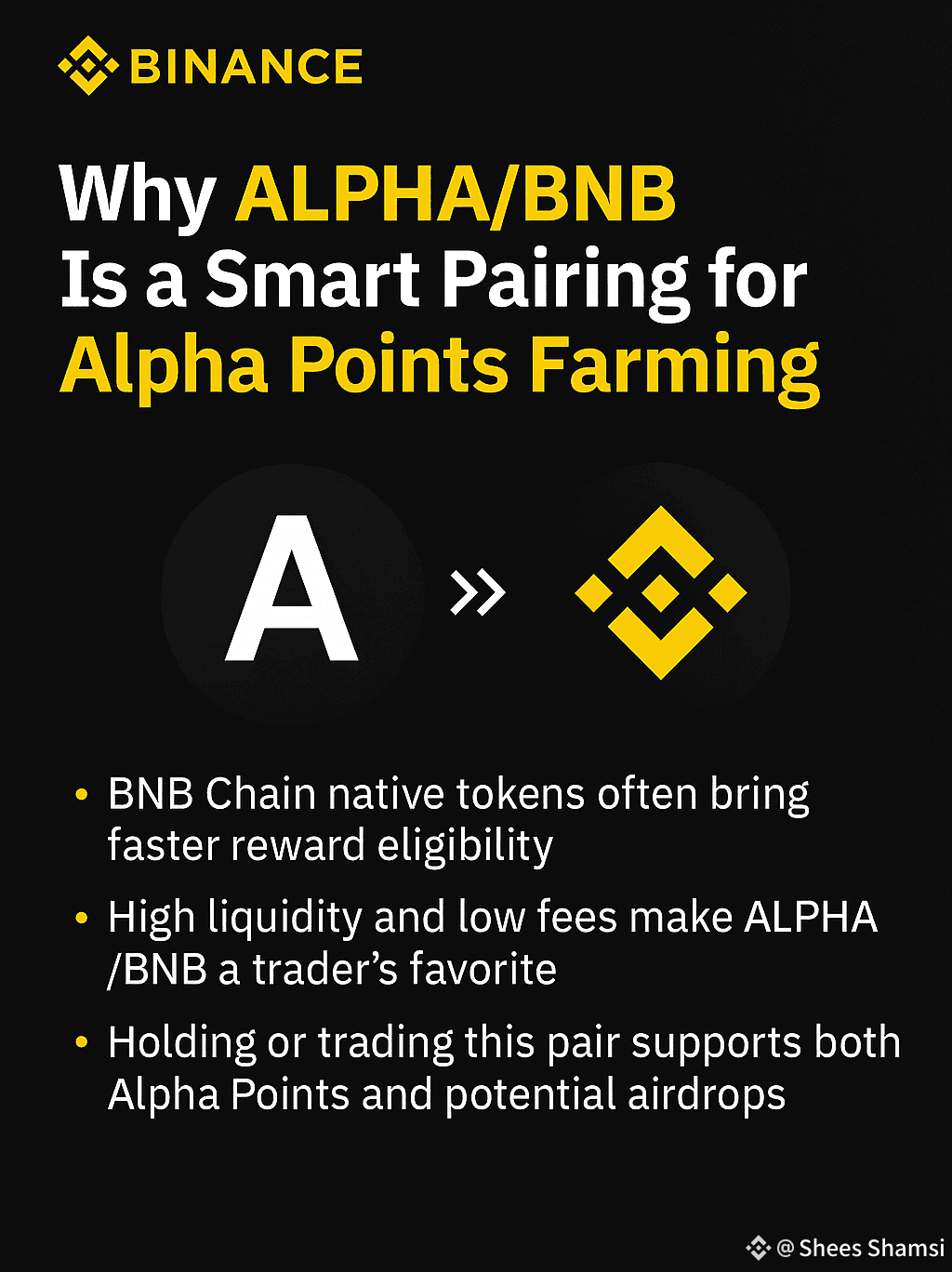 Quick Guide to Binance Alpha Points** **What Are Binance | Shees Shamsi on Binance Square