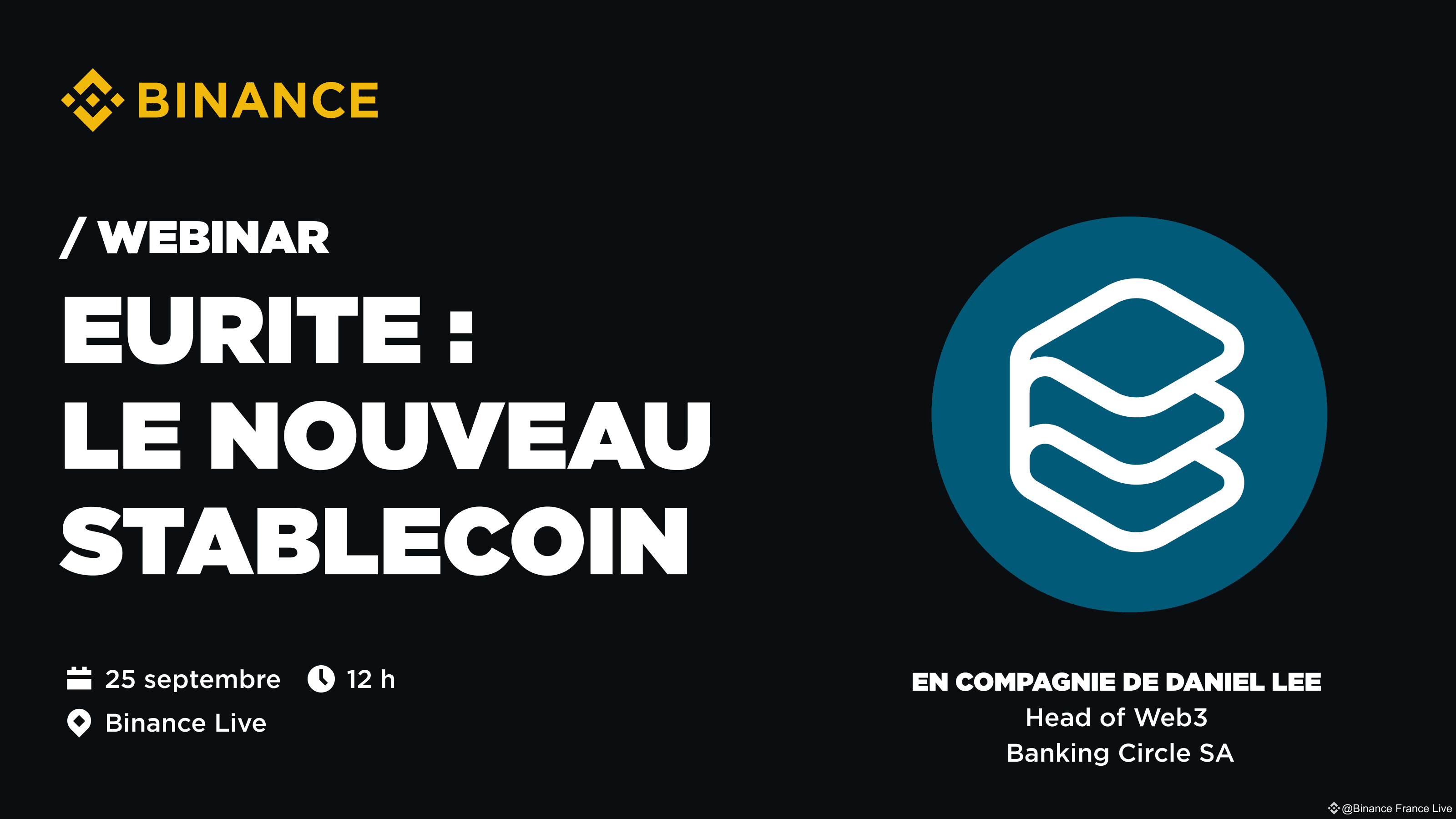 We are live 🔴 Rejoignez le direct 👈 | Binance France Live on Binance Square
