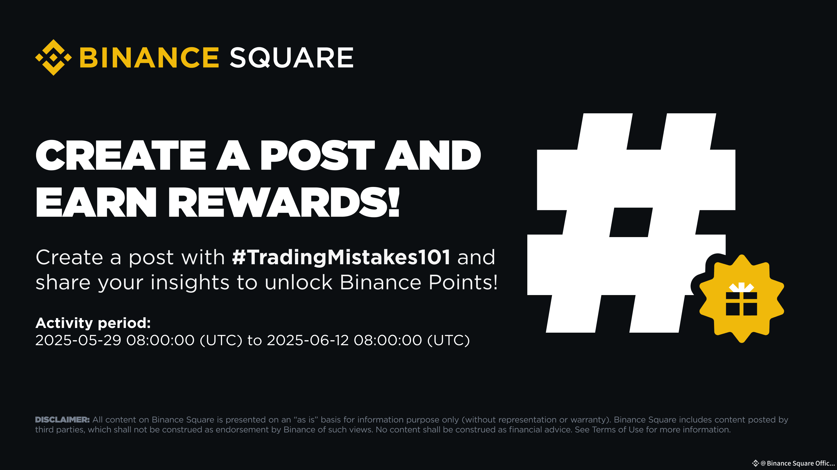 For the eighth topic of our Crypto Trading Fundamentals Deep | Binance Square Official on ...