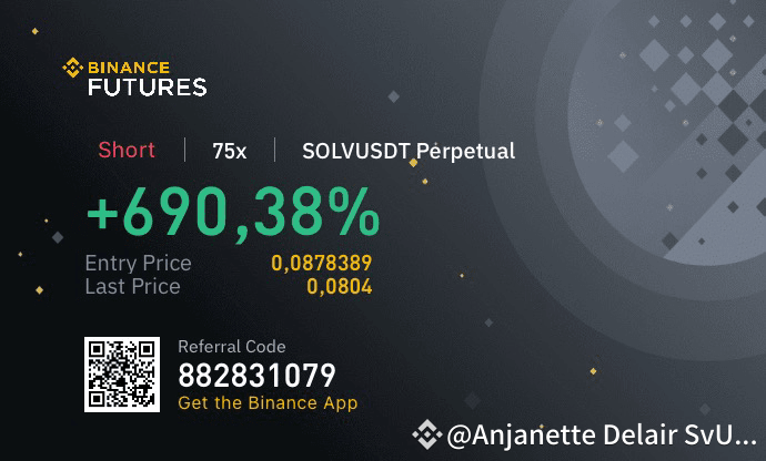$SOLV i think enough for today, thanks solv🫶🏻 | Anjanette Delair SvUS ...