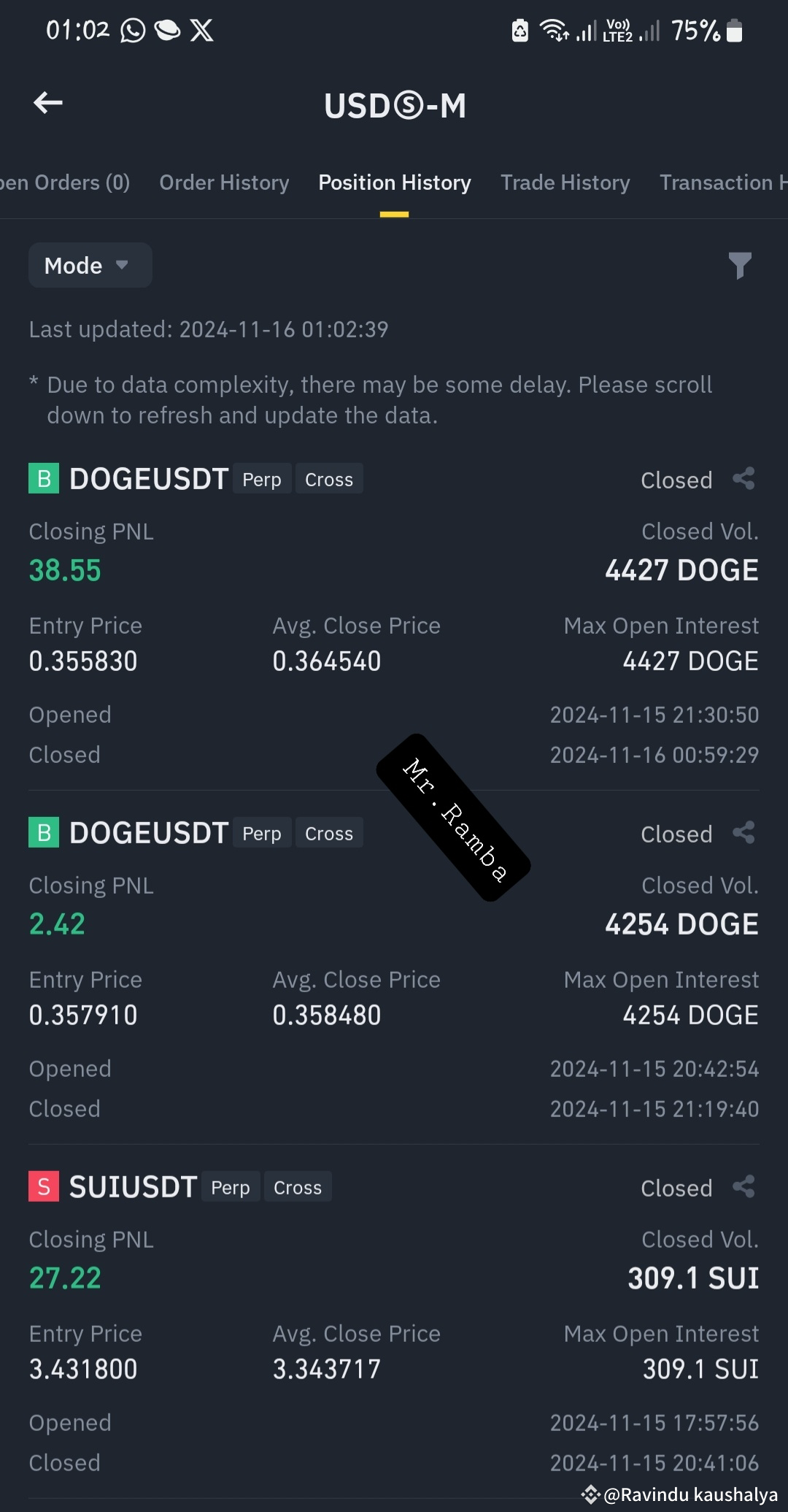 #doge⚡ #SUI🔥 making my day 😌 ️🔥$DOGE $DOGE | Ravindu kaushalya on Binance Square