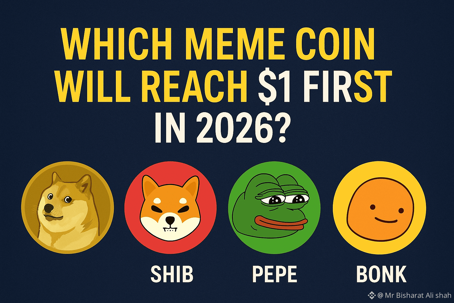 Meme Coin Race 2026: Which Token Will Hit $1 First? 🐶🪙 Th | Mr Bisharat ...