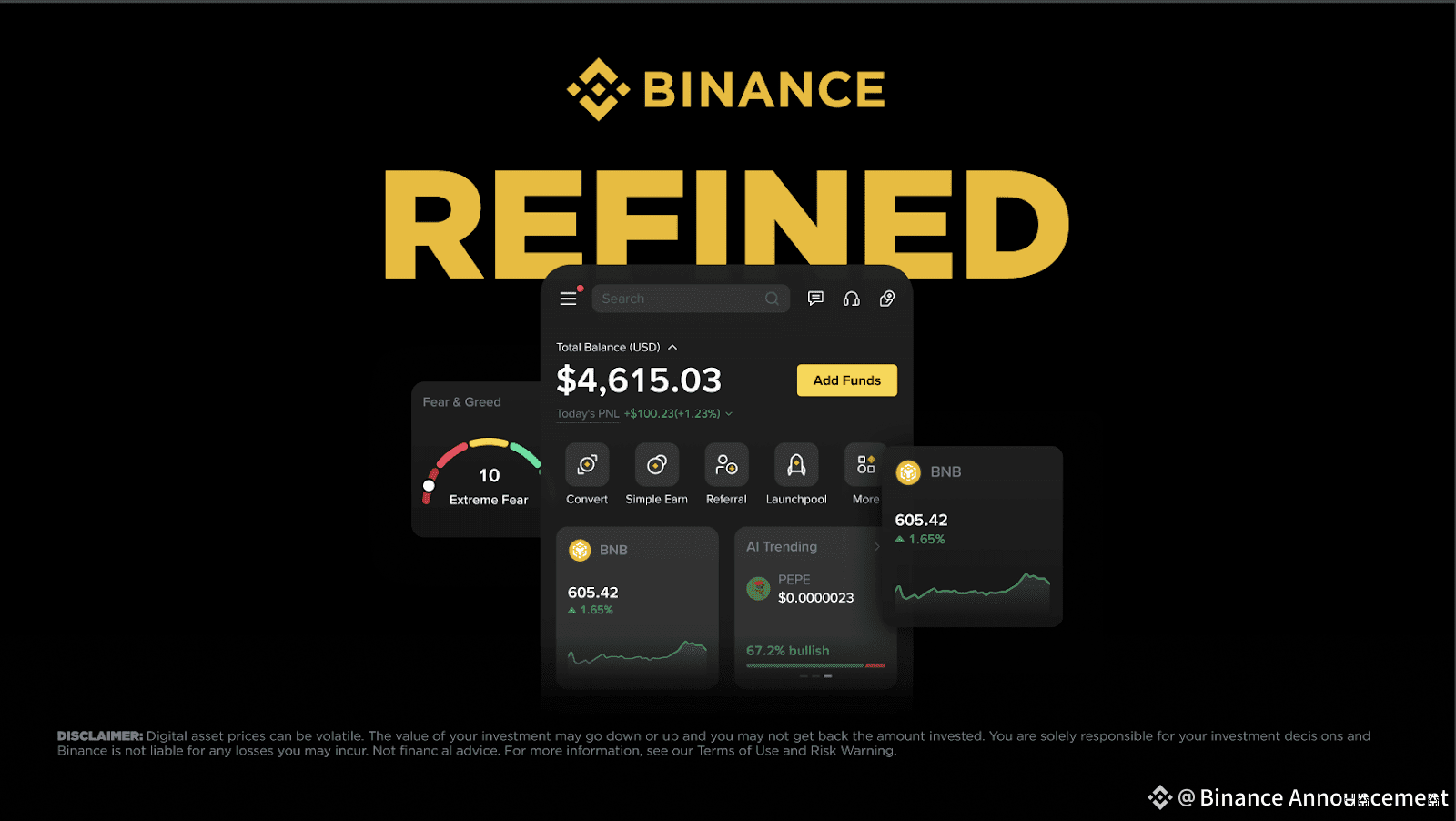 Introducing the refined Binance interface for Pro Mode on the app ...