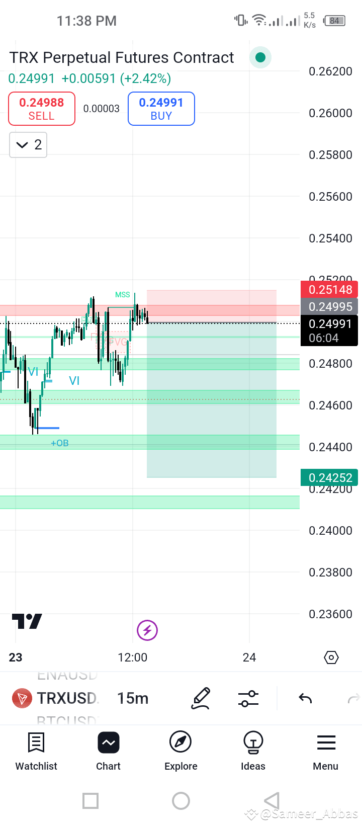 $TRX /USDT Technical Analysis & Future Trade ️ With 90% Acc | Sameer_Abbas on Binance Square
