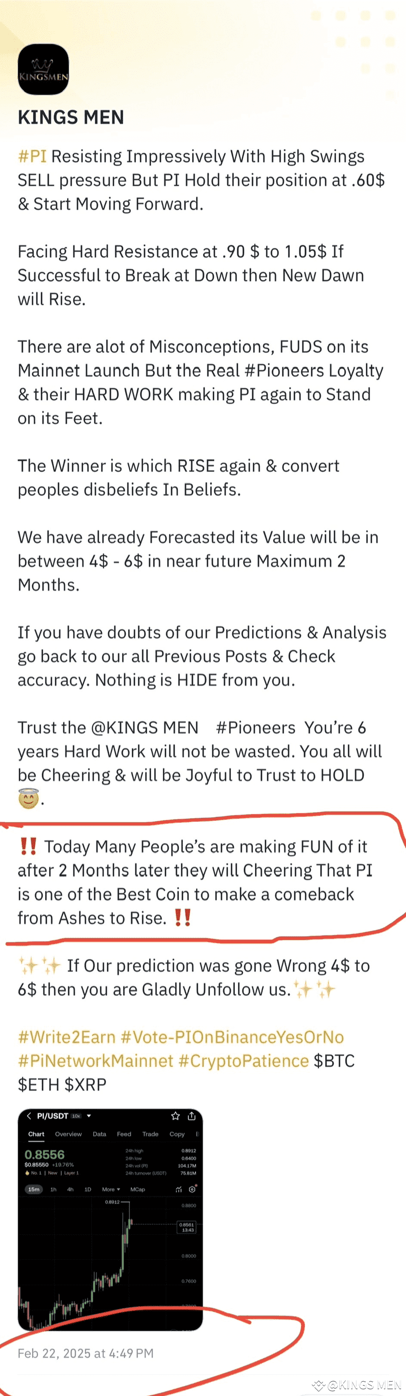 #PI Making Fire in Crypto 🔥🔥🔥 Where are Those who Critic | KINGS MEN on ...