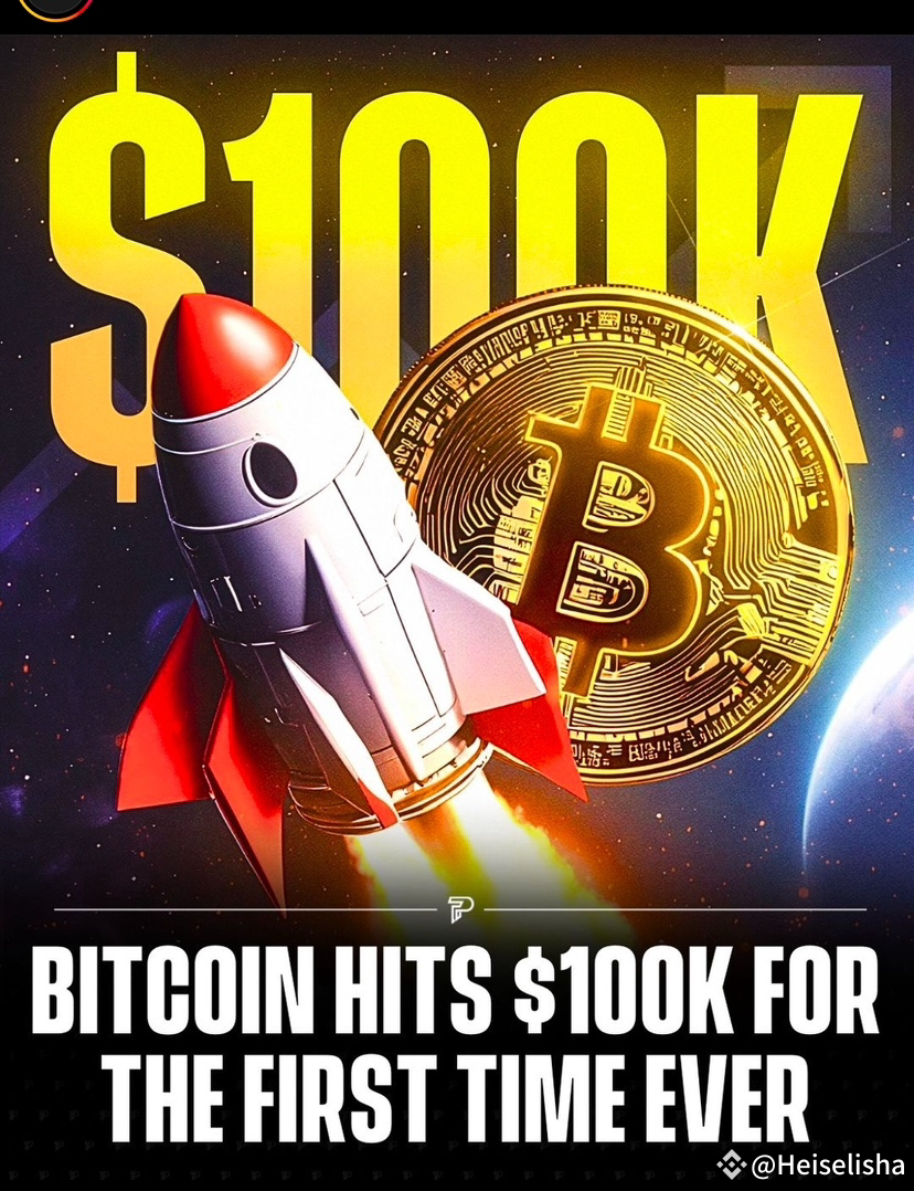 Bitcoin hits 100k$ Here what’s you need to know, price is c | Heiselisha on Binance Square