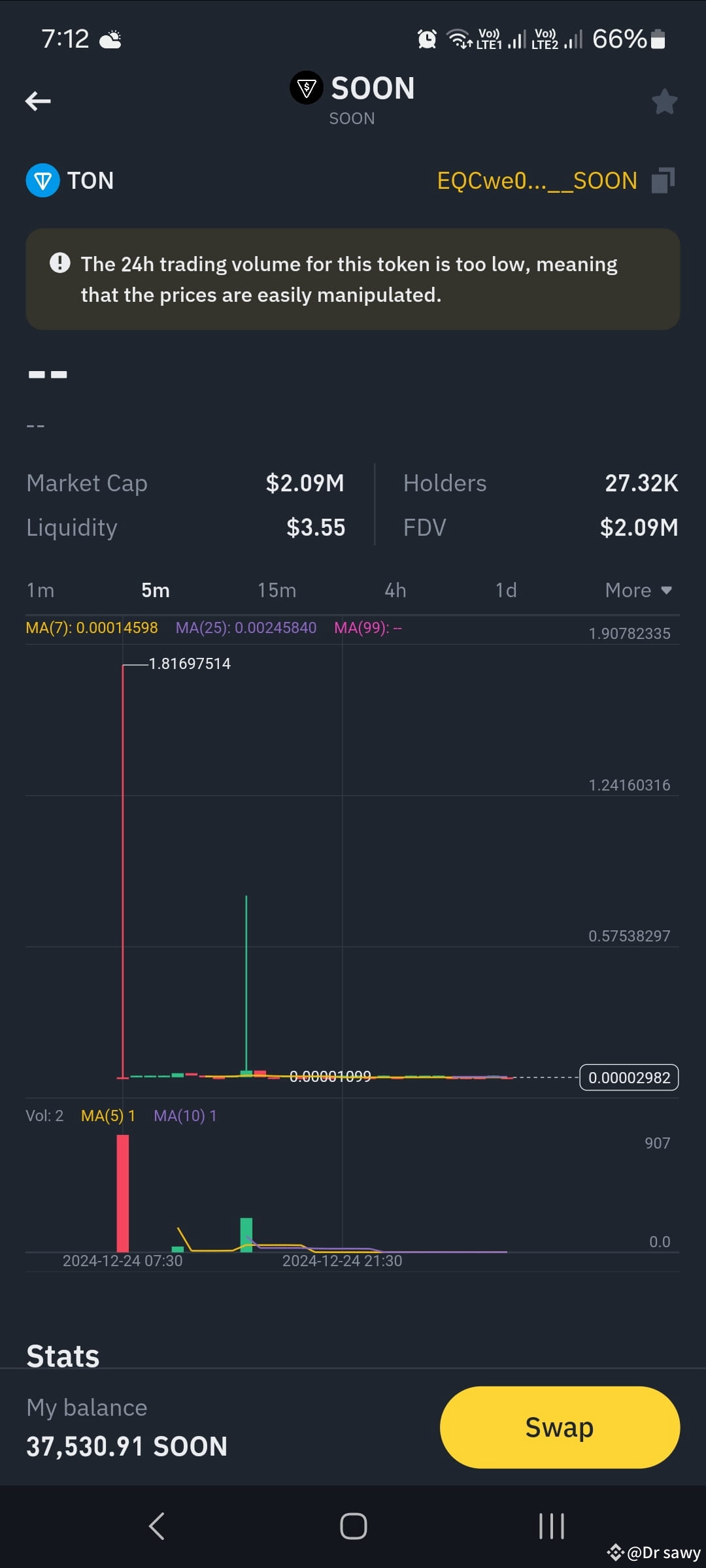 ton station I have my air drop from bot to my binance web3 | Dr sawy on ...
