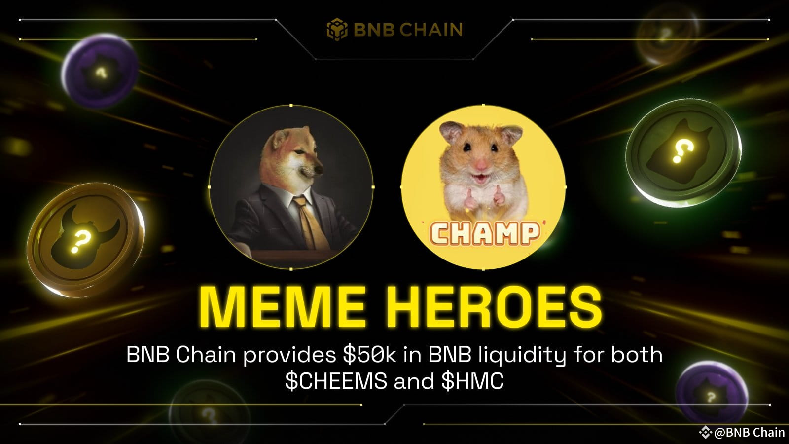 Excited to share that BNB Chain will provide $50,000 in $BNB | BNB ...