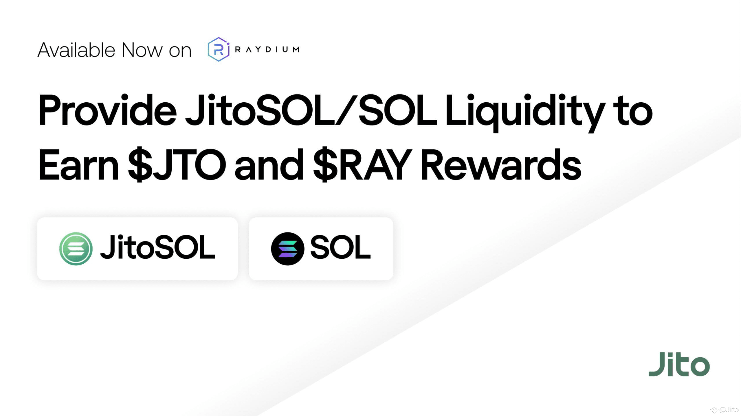 NEW JitoSOL Incentives 🎉 Rewards for the JitoSOL/SOL liqui | Jito on ...