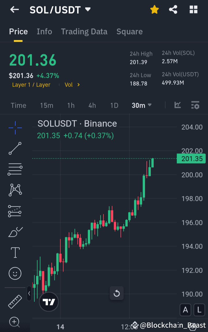 🚀 $SOL /USDT Bull Run Alert!🔥💯 🚀 📢 Solana is gaining m | Blockchain_Beast on Binance Square