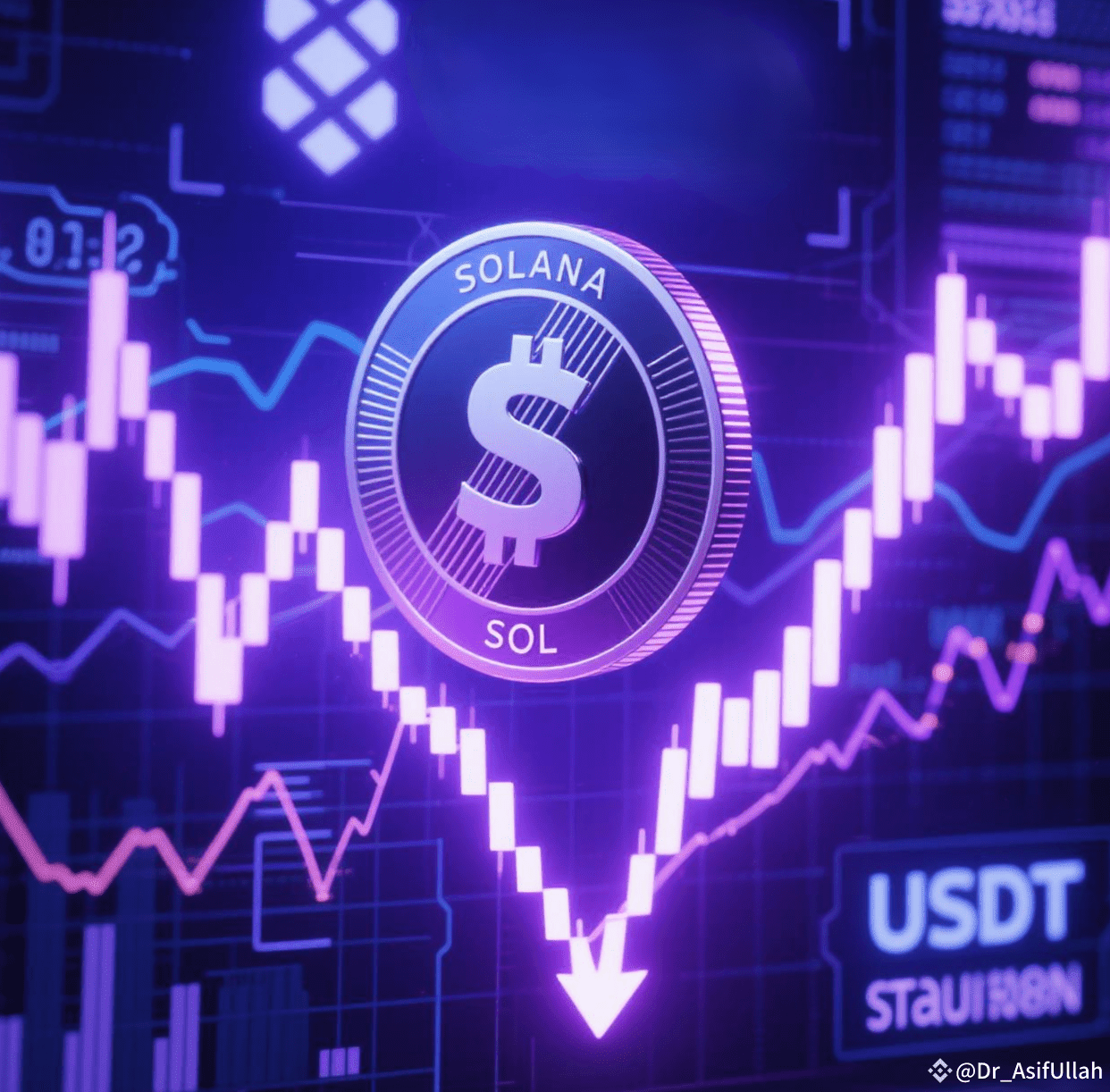 $SOL ⚡ SOL/USDT Quick Dip! Eyes on the Next Move! 🚀🌊 📊 S | Dr_AsifUllah ...