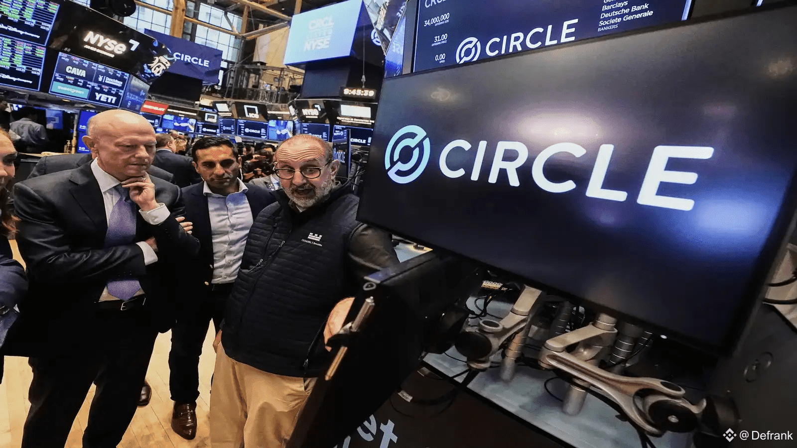 🔥Company behind the stablecoin USDC makes its debut on the | Defrank on Binance Square