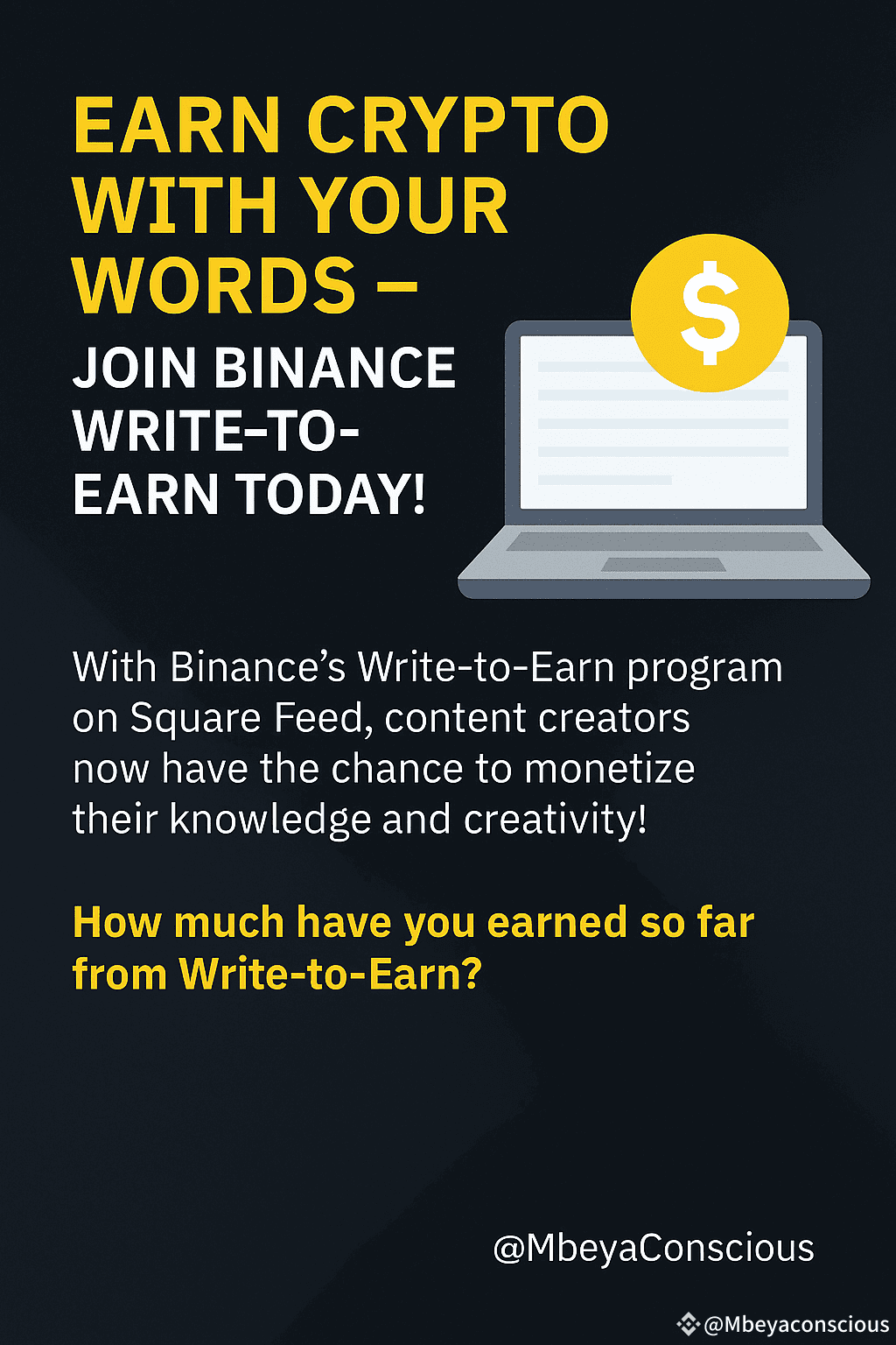 Earn Crypto with Your Words – Join Binance Write-to-Earn Tod ...