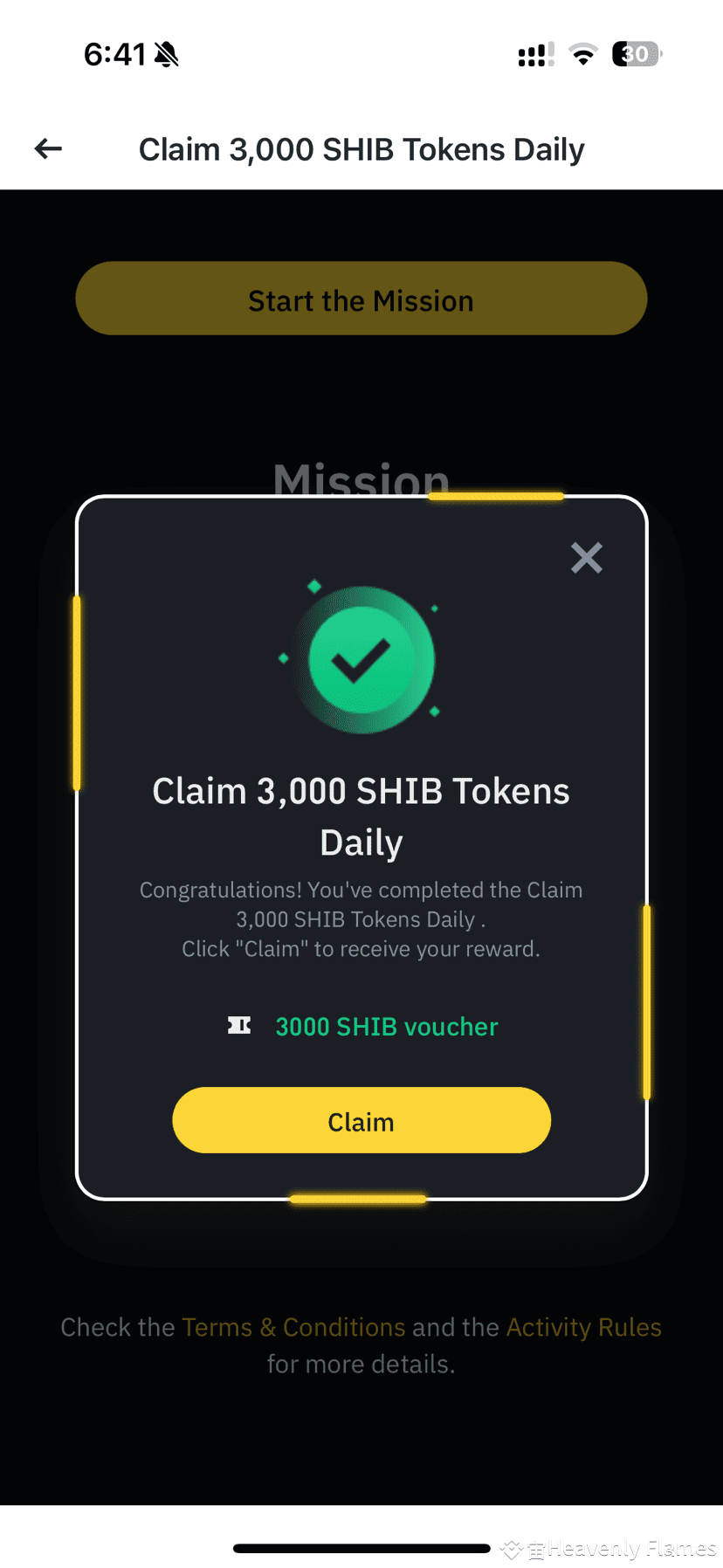 Claim your 3000 $SHIB token For #link check my pinned post | Heavenly Flames on Binance Square