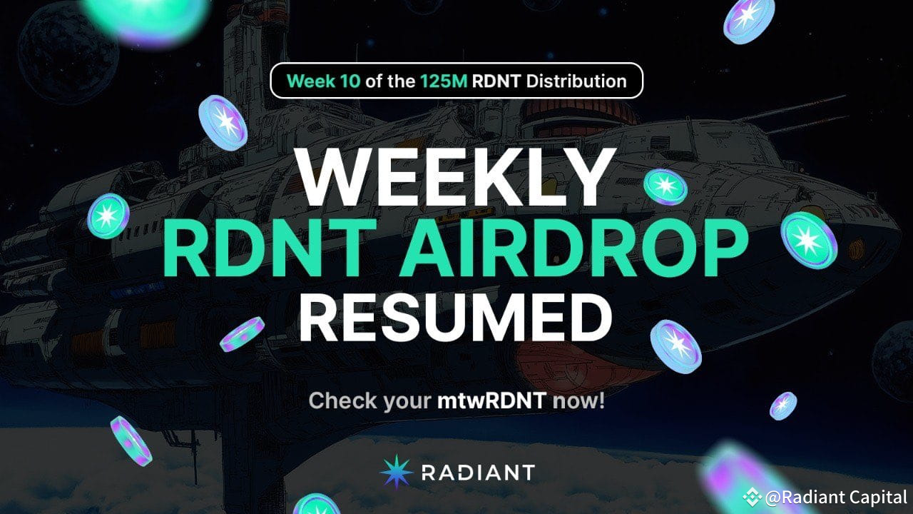 Weekly RDNT Airdrop Resumed! With progress being made towar | Radiant ...
