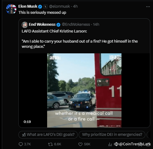 Elon Musk： This is seriously messed up | CoinTrendsLark on Binance Square