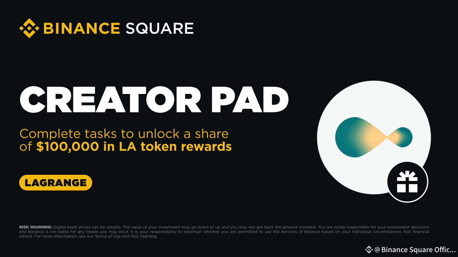 Join the @Lagrange Official campaign on Creatorpad now to un | Binance Square Official on ...
