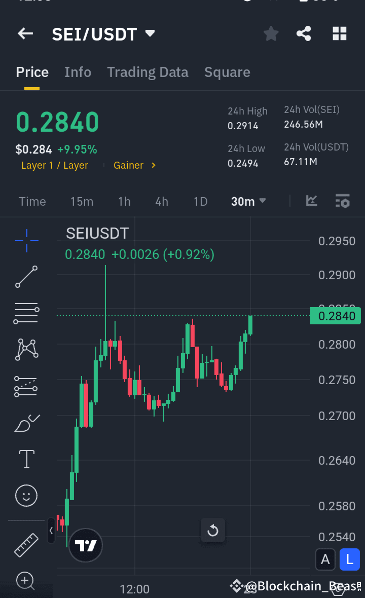 🚀 $SEI /USDT – Bullish Breakout in Sight! 💰 Current Price | Blockchain_Beast on Binance Square