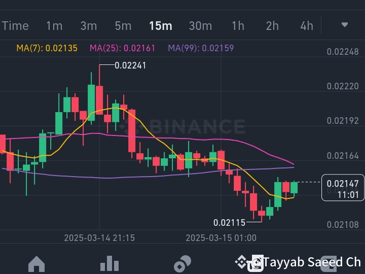 this fifteen minutes candle will be red $REZ $CAKE $BNB #US | Tayyab ...