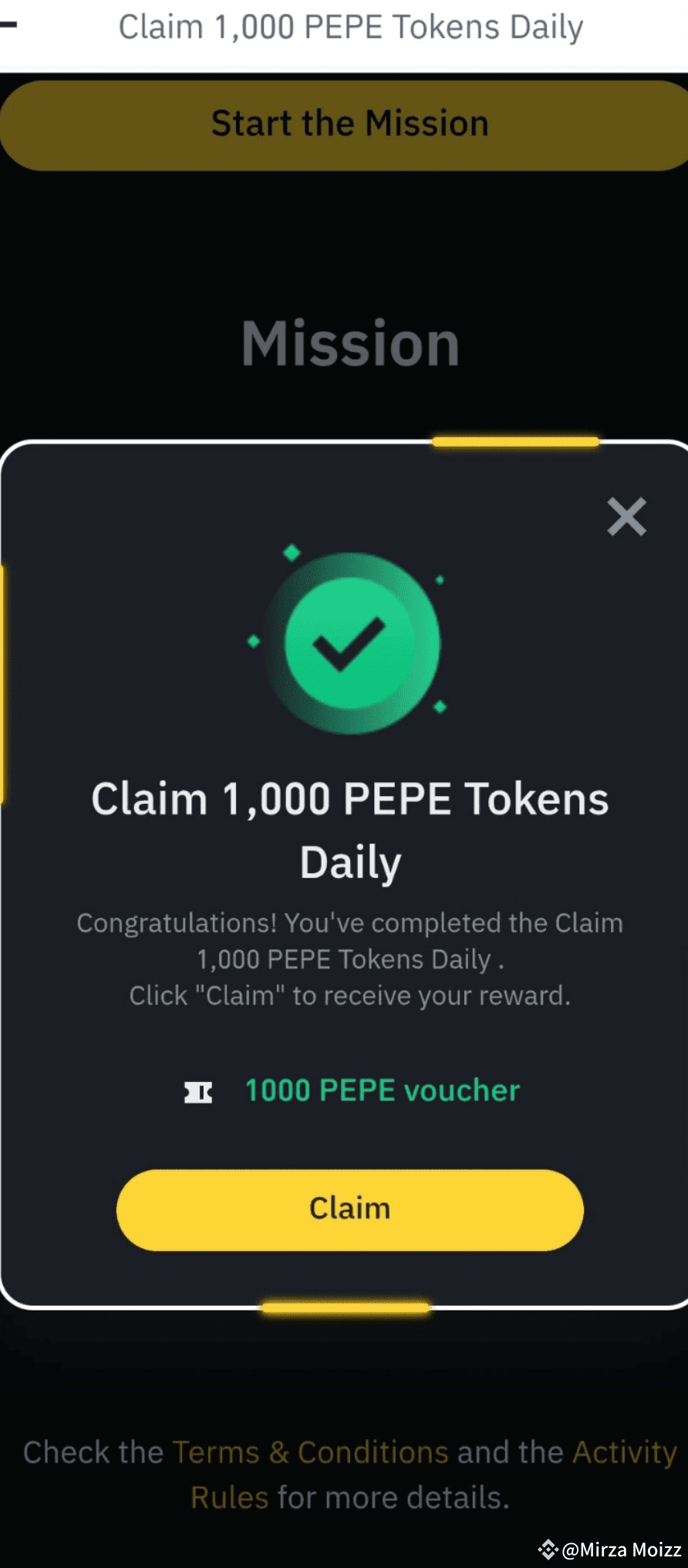 want to claim free pepe? Follow fast i will share details in | Mirza ...