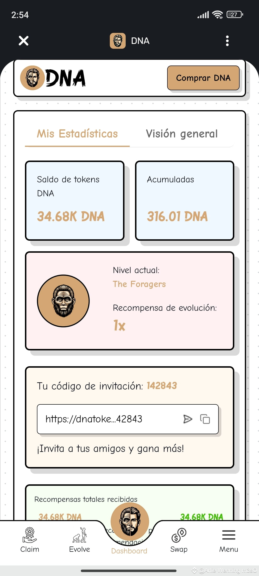 🎉 Earn 34k DNA Tokens Now! 🎉 🚀 Join Worldcoin DNA with m | Arlie ...