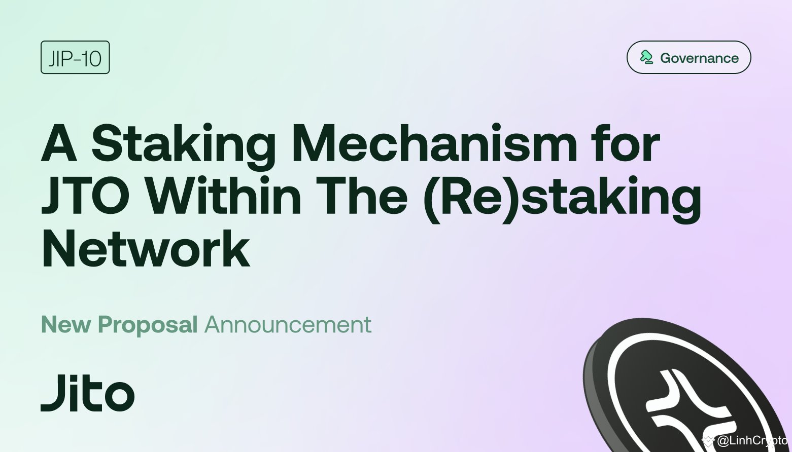 Jito_Sol proposes introducing a staking mechanism for JTO ho ...