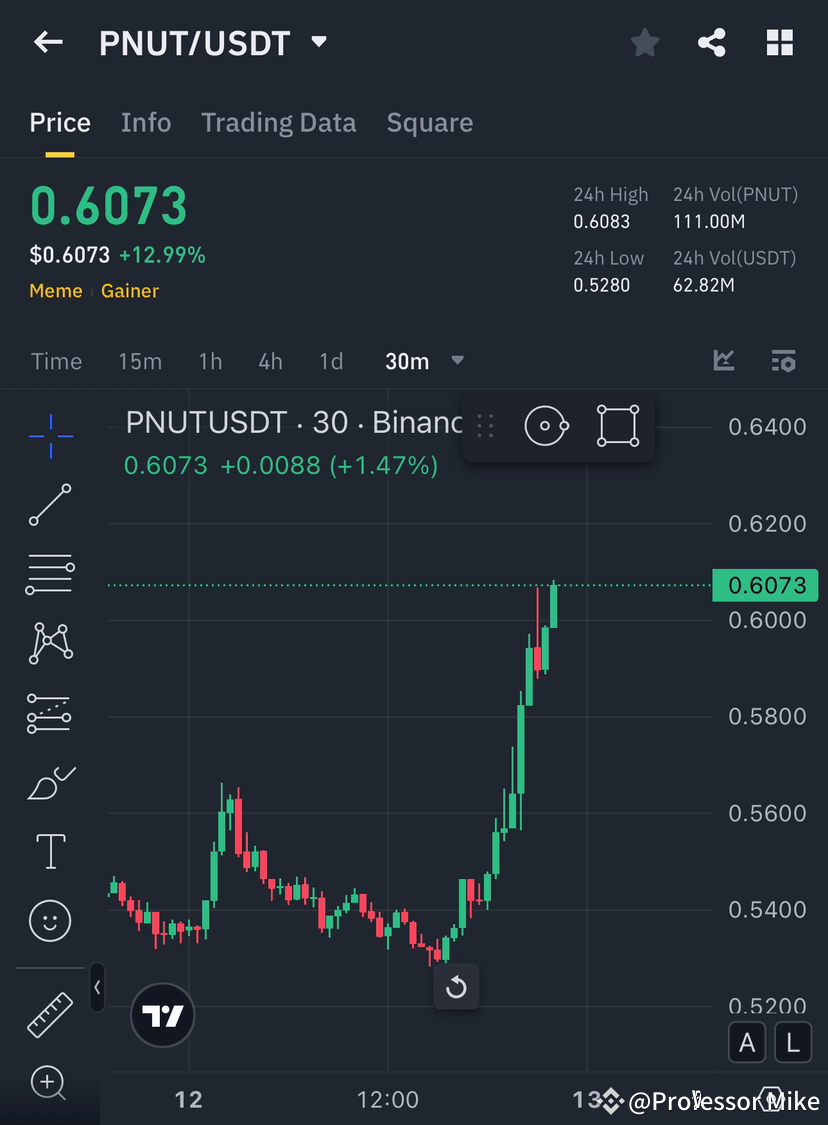 All Targets Achieved in $PNUT /USDT Now Again Bull Run is Co | Professor Mike on Binance Square