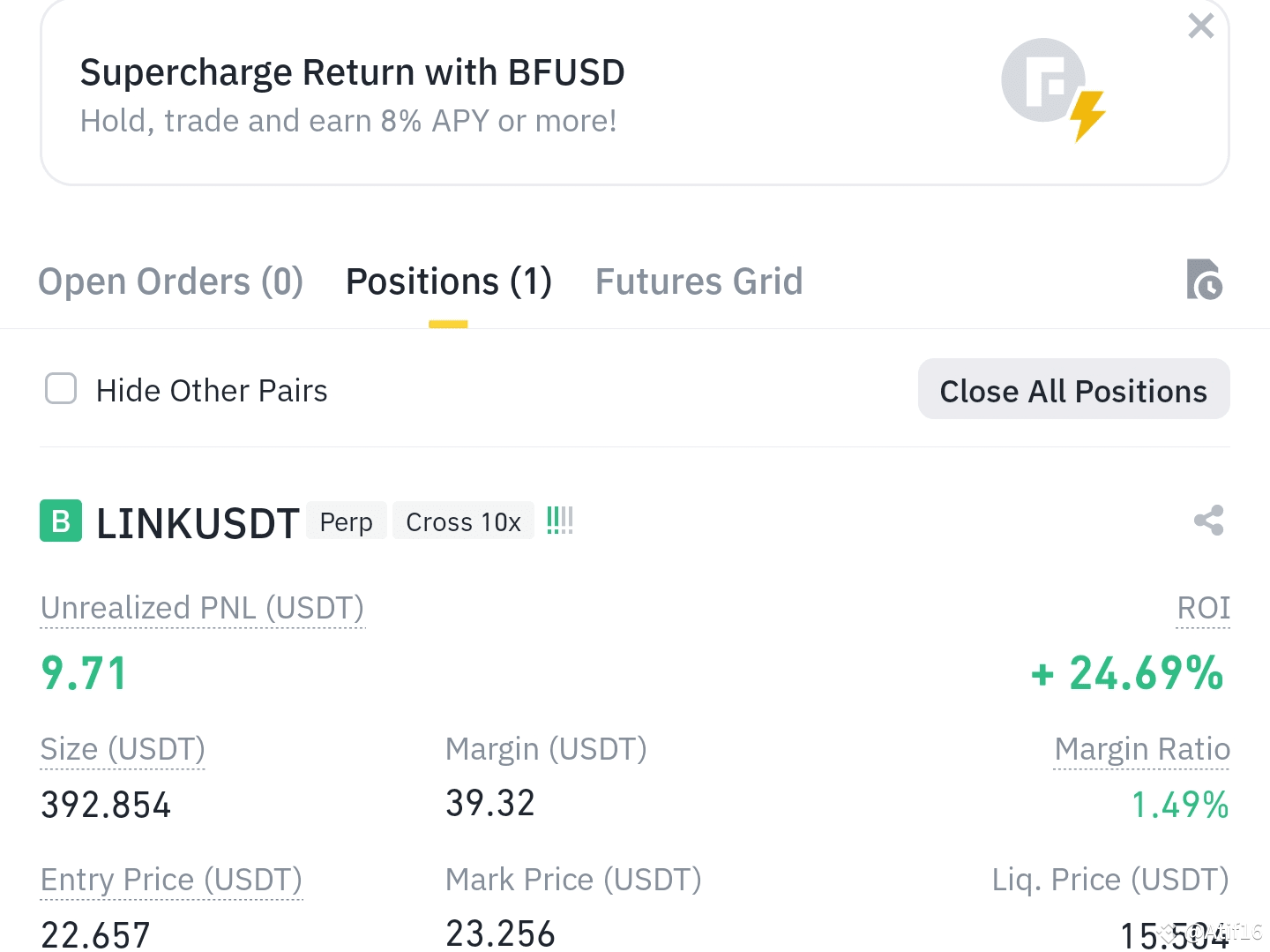 $LINK profit💵 | Atif16 on Binance Square