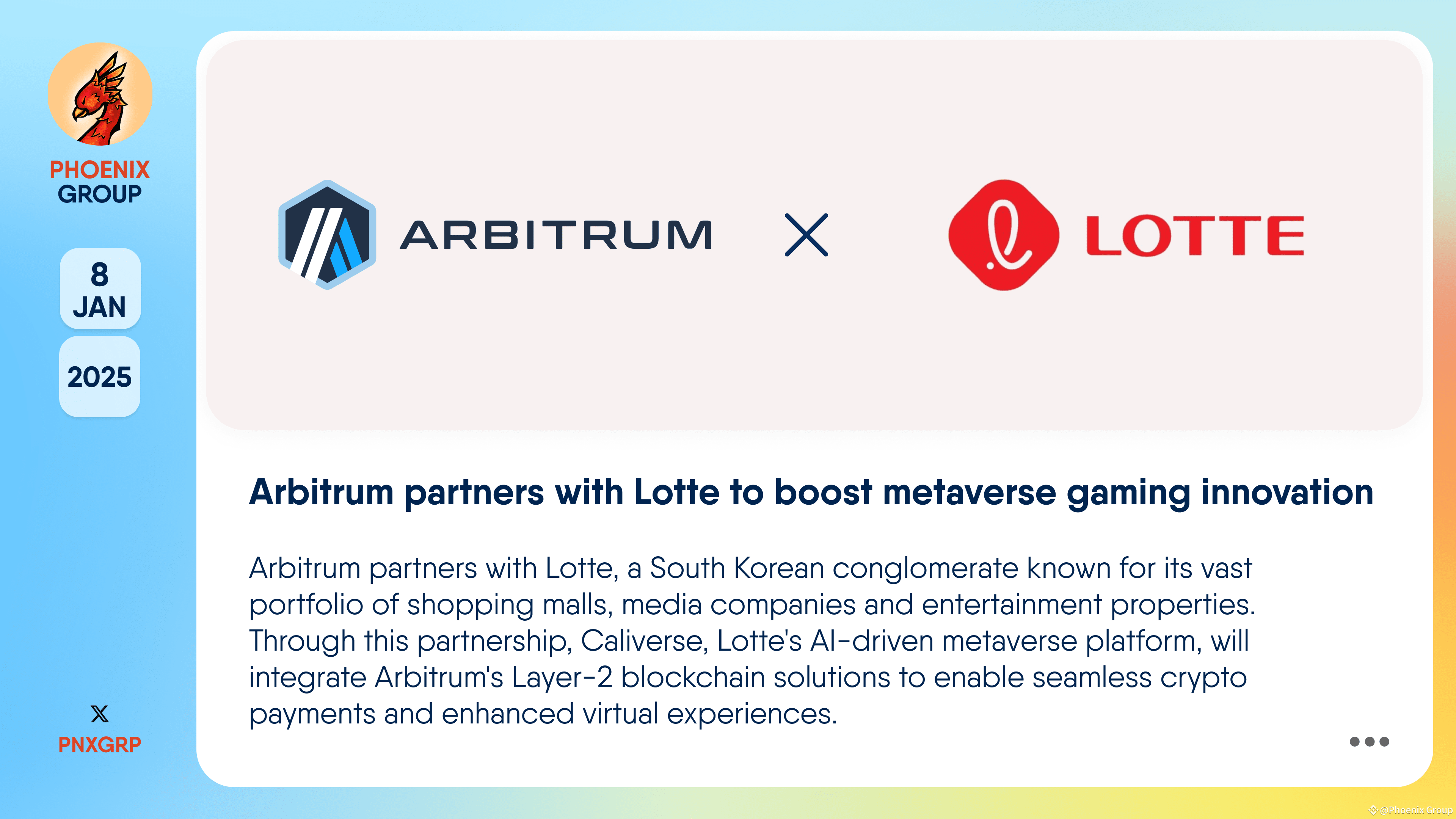 Arbitrum partners with Lotte to boost metaverse gaming innov | Phoenix ...
