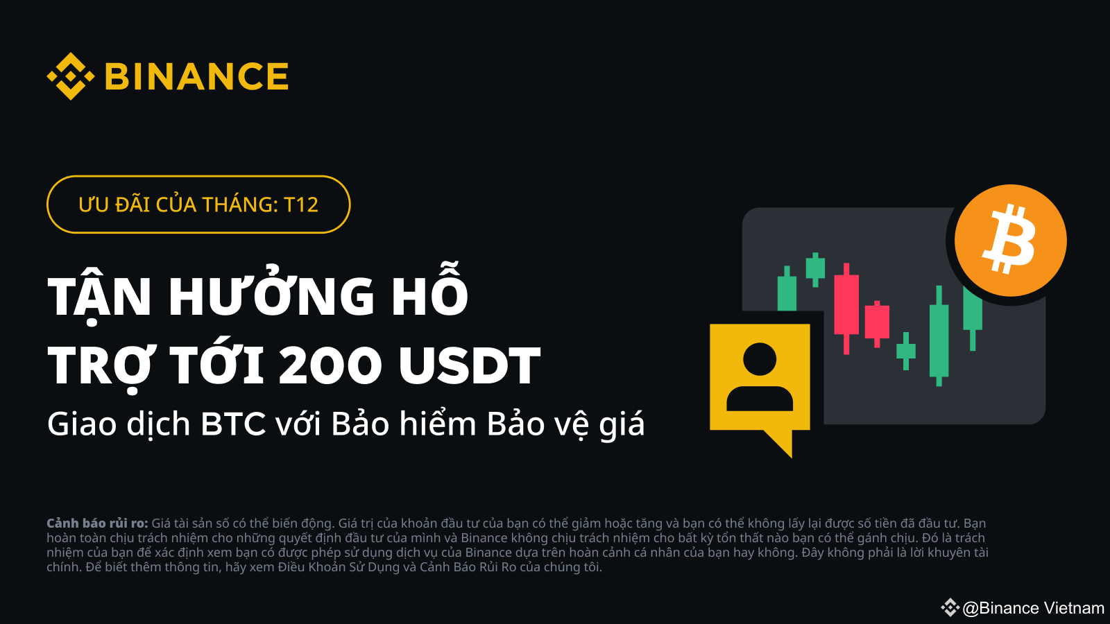 ☂ New month, new insurance, with users buying BTC, you will | Binance Vietnam on Binance Square