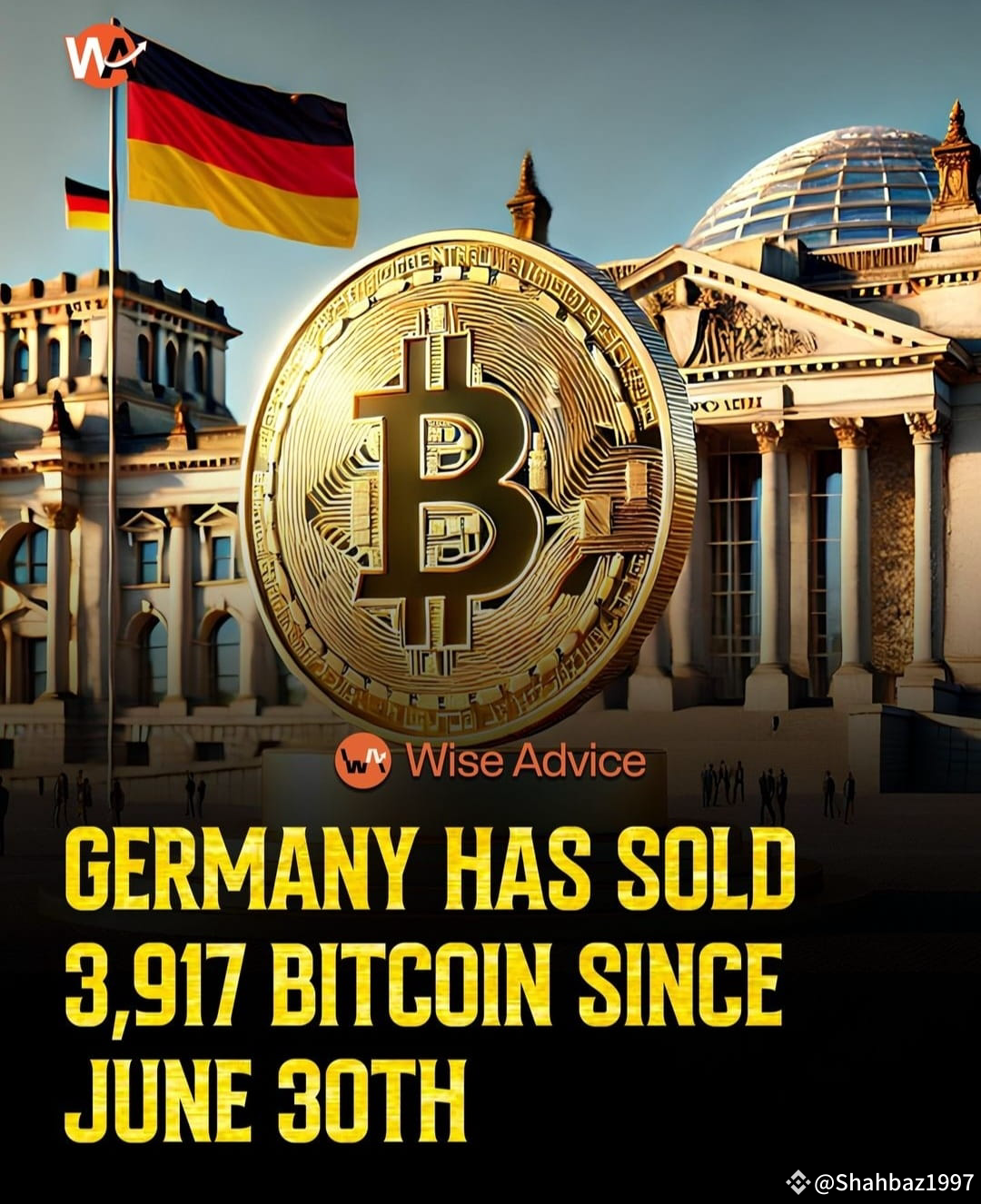 Germany Has Sold 3917 BITCOIN Since June 30th#BinanceTournam ...
