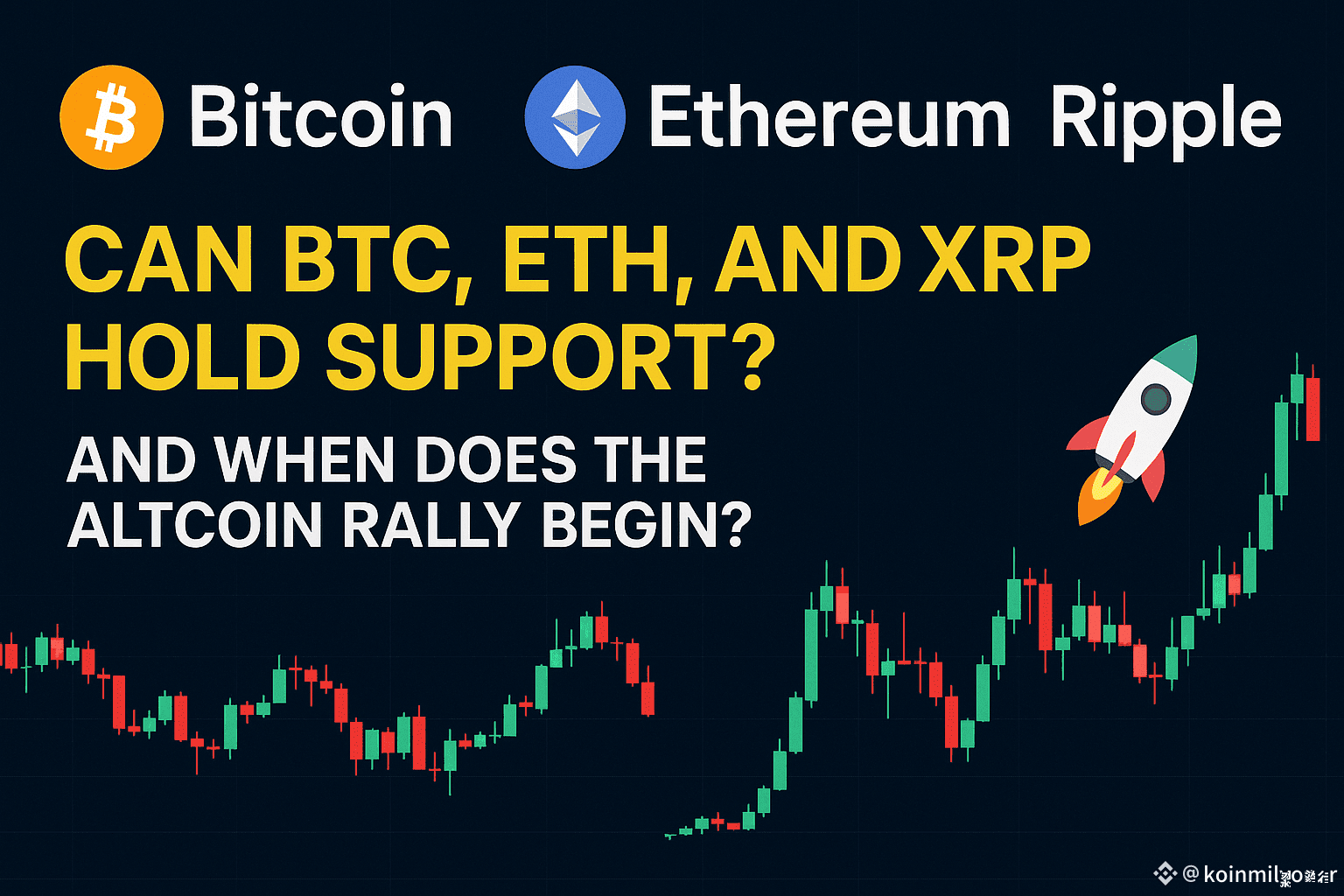 🔥 Bitcoin, Ethereum, Ripple — Can BTC, ETH, and XRP Hold | koinmilyoner ...