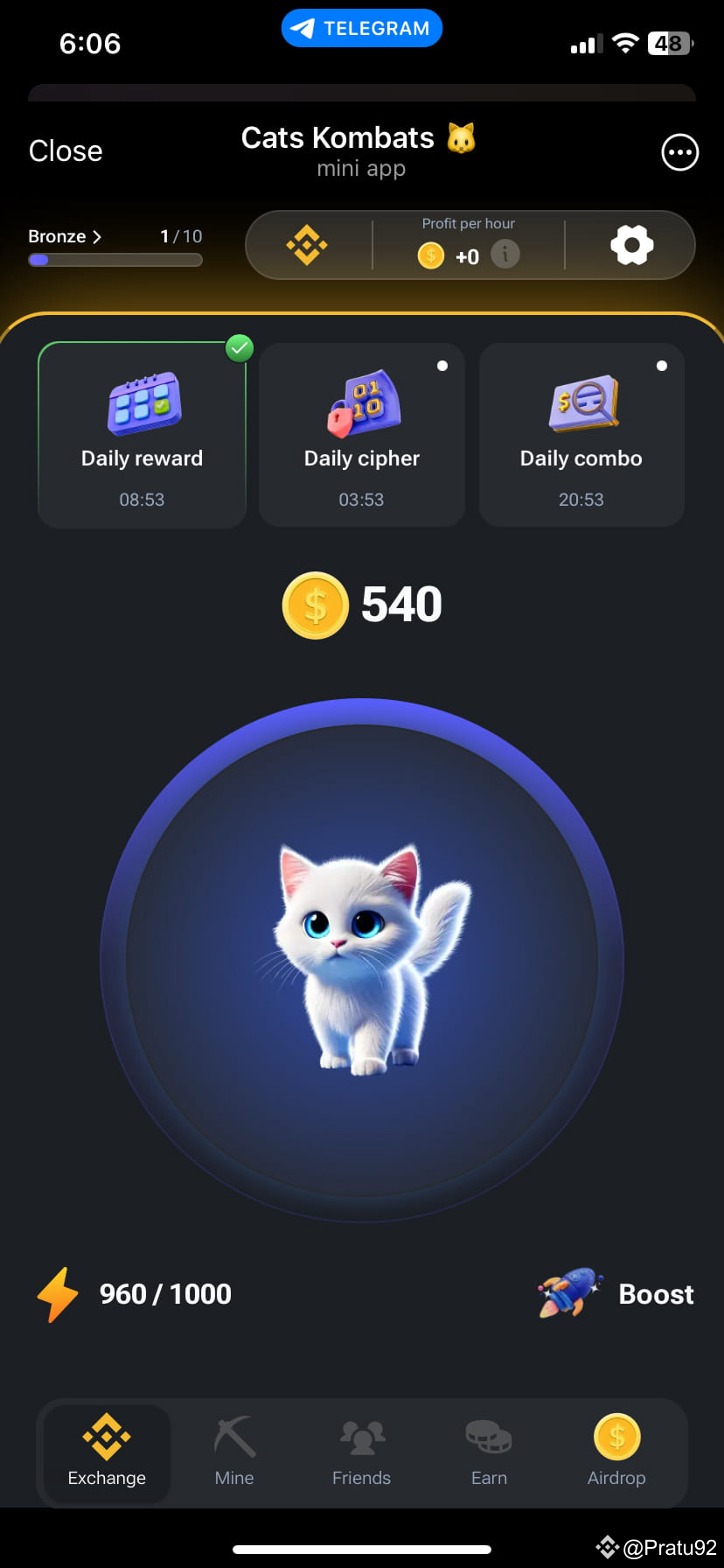 Cats kombat😂😂 new tokan | Pratu92 on Binance Square