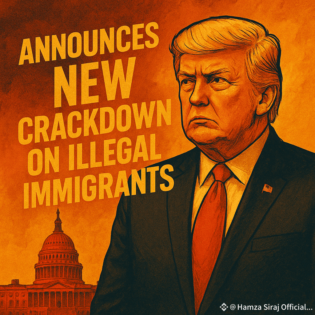 🚨🔥 #BREAKING 🔥🚨 $TRUMP ’s Harsh Immigration Policy: 60 | Hamza Siraj Official on Binance Square