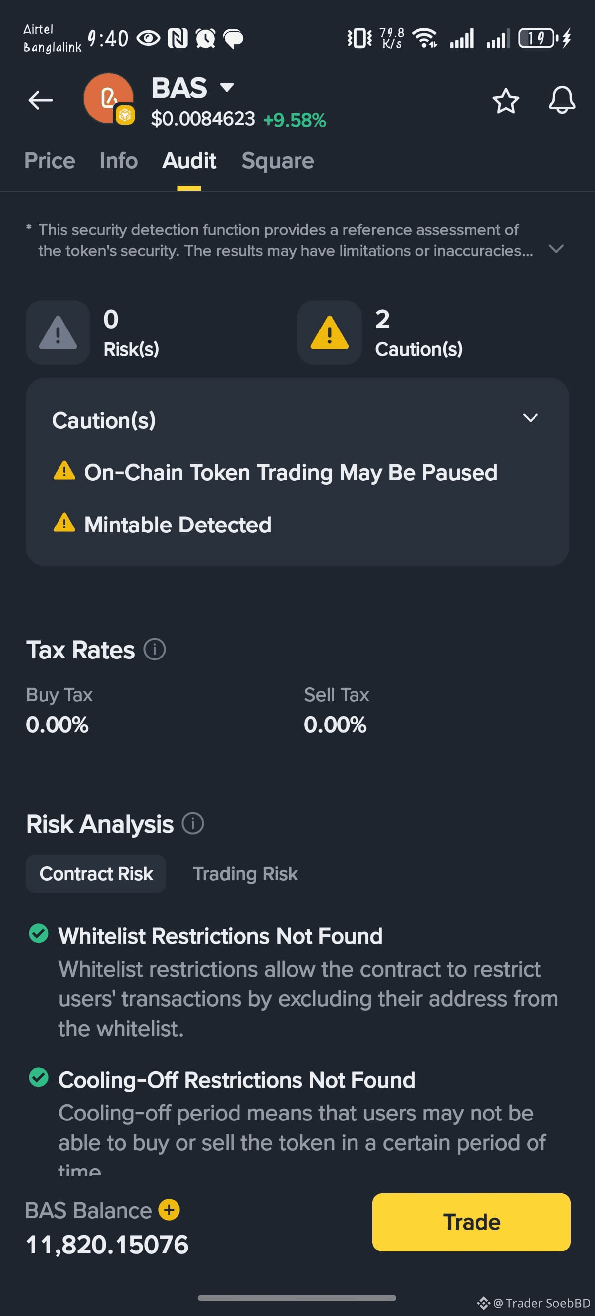 $BAS is a scam project teams are selling | Trader SoebBD on Binance Square