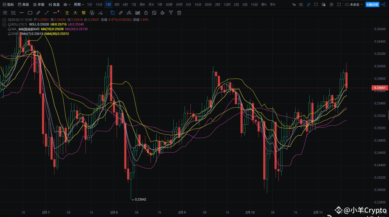 Yesterday's market🤔🤔 DOGE fluctuated upward yesterday, re | 小羊Crypto on ...