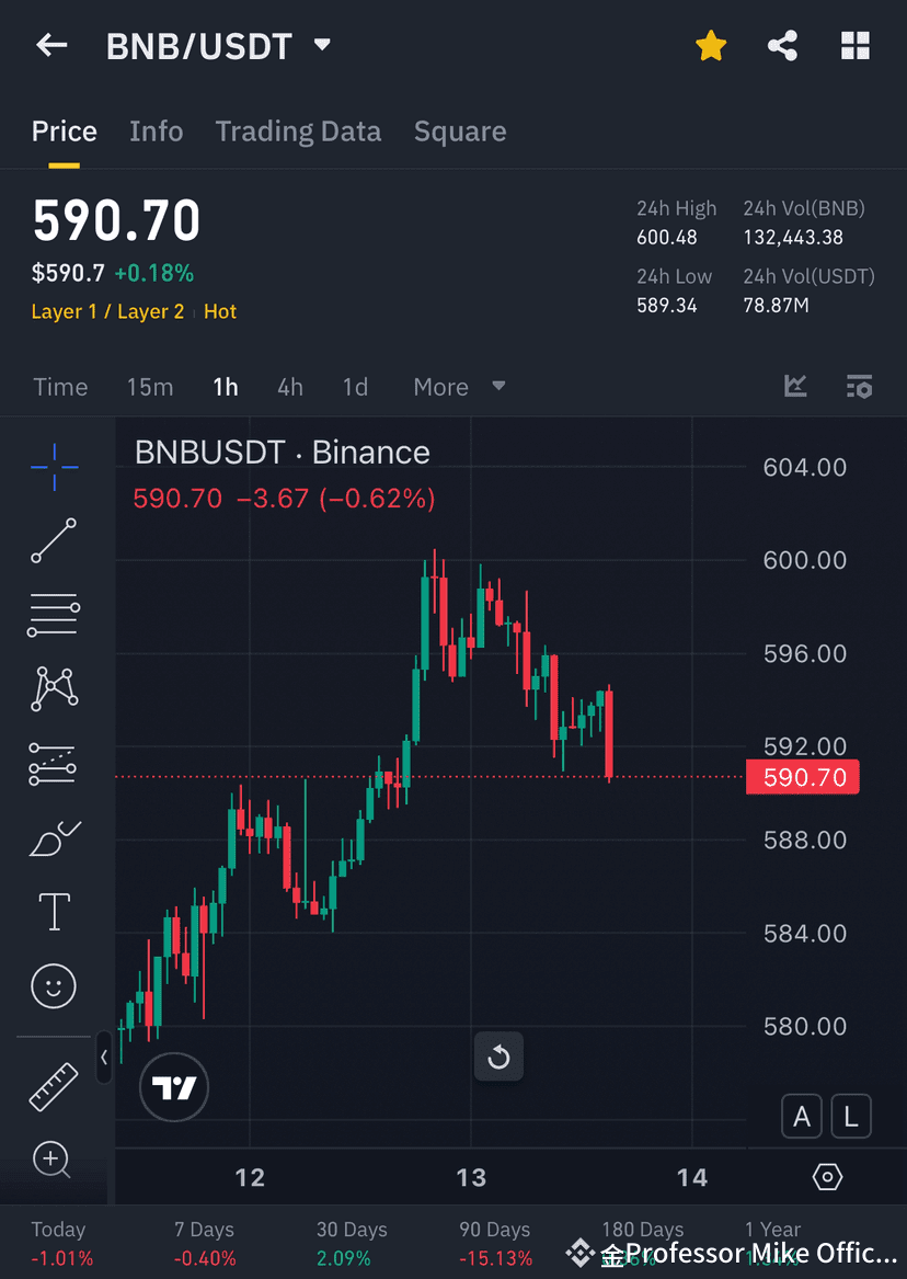 $BNB /USDT – PERFECT SHORT TRADE ALERT!!🔥💯 $BNB is showin | Professor Mike Official on Binance ...