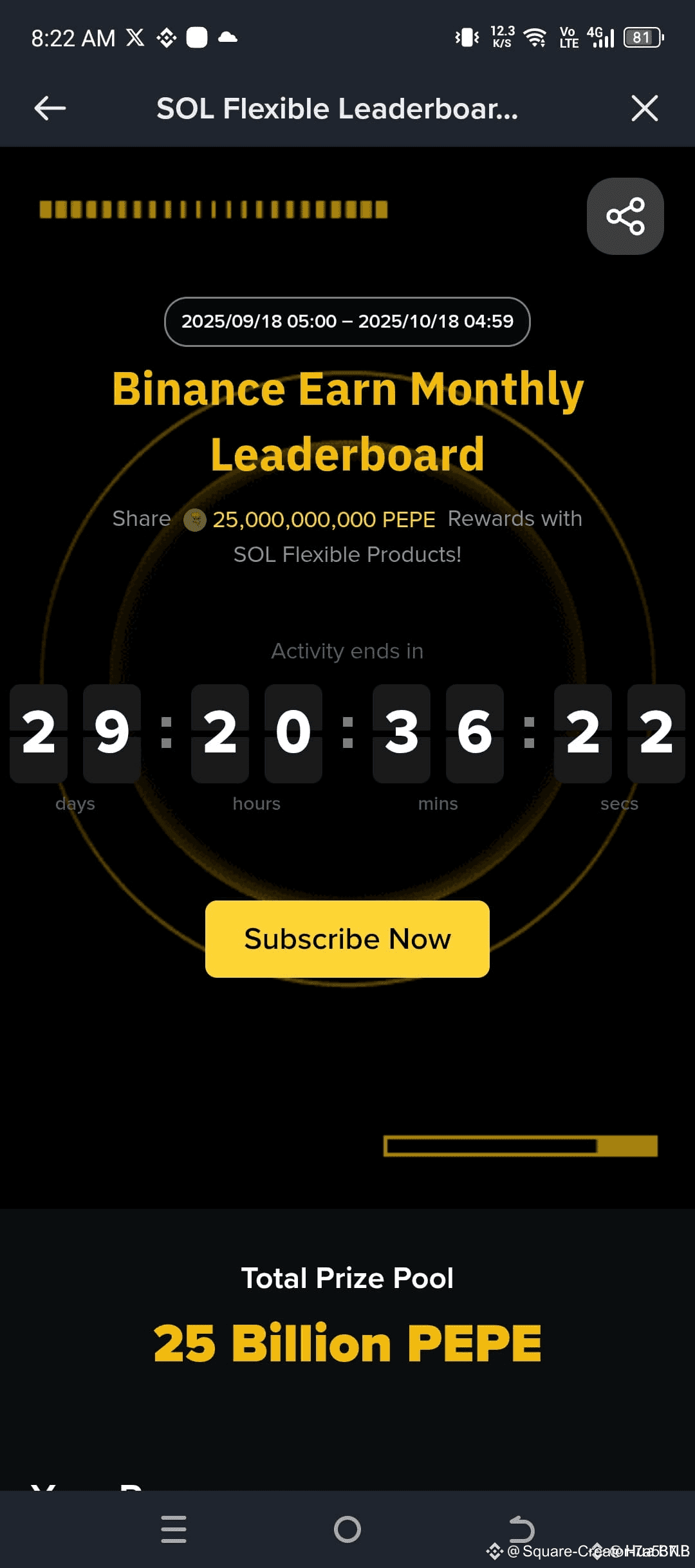 $PEPE $MYX $SOMI $STBL 🐸 25,000,000 PEPE is in play! 💎 Ext | MBM ...