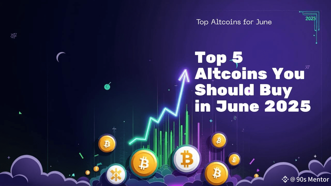 Top 5 Altcoins to Buy in June 2025 | 90s Mentor on Binance Square