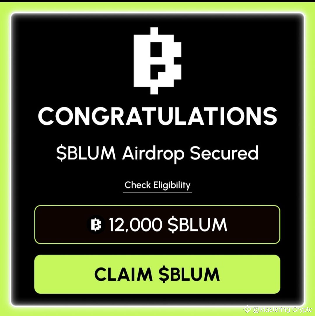 The BLUM Airdrop: A Chance You Don’t Want to Miss The BLUM | Mastering ...