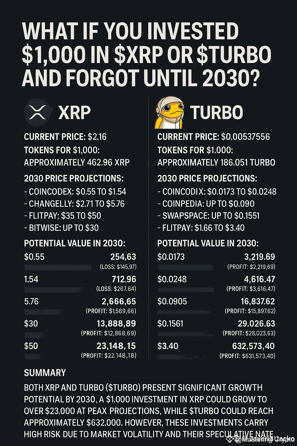 🤯💥Investment Potential in XRP vs. TURBO by 2030 A hypot | Javeria Jacko ...