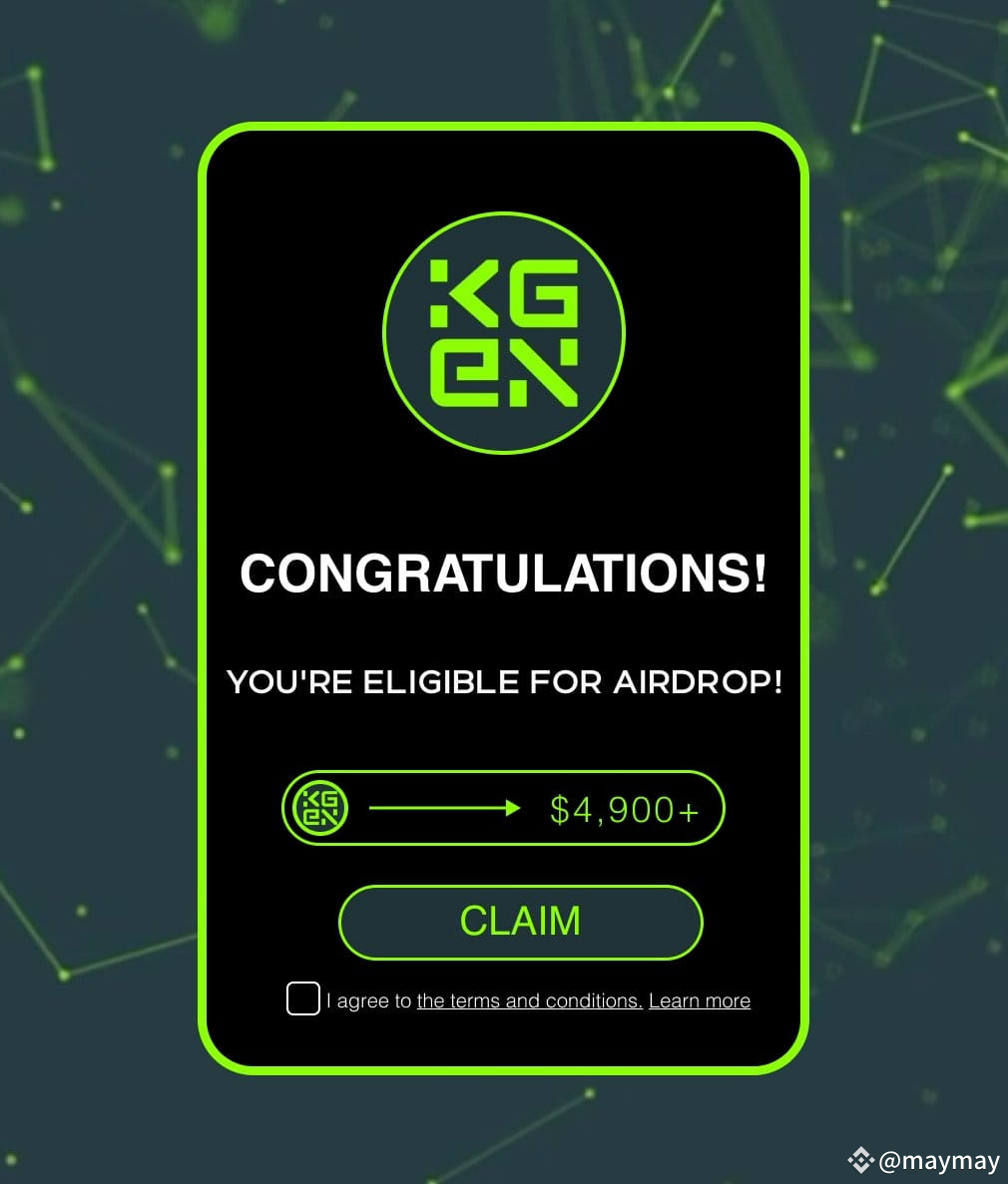 KGeN = NEXT HUGE AIRDROP. Raised: $37M Time: 17 min Potenti | maymay on ...