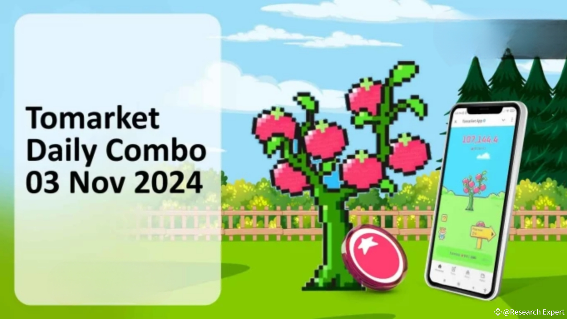 🚨Tomarket Daily Combo November 03, 2024, Get 2500 $TOMATO🎯 | Research ...