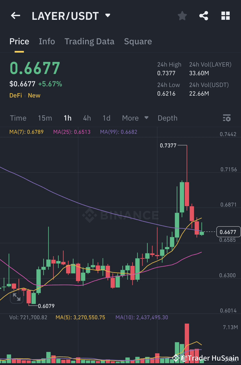 🚀 $LAYER /USDT Surges! Will It Break Resistance? 🔥📈 💰 P | Trader HuSsain on Binance Square